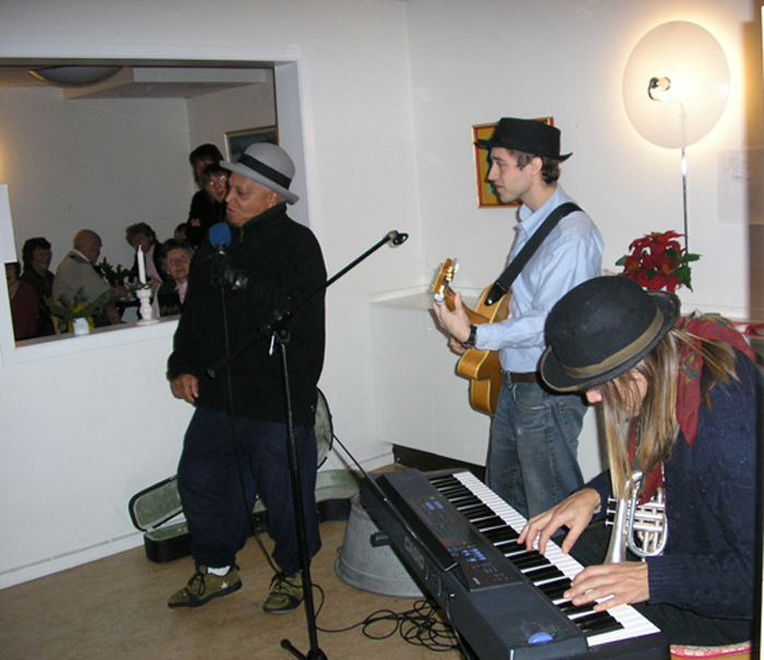 Vi firade 1 advent, traditionellt och med ordentligt swing