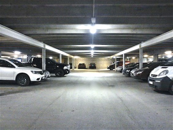 Garage, garageplatser och nyckelbrickor till garaget