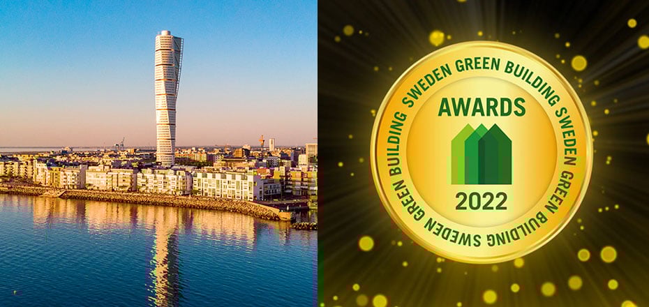 Turning Torso finalist i Sweden Green Building Awards (SGBC)