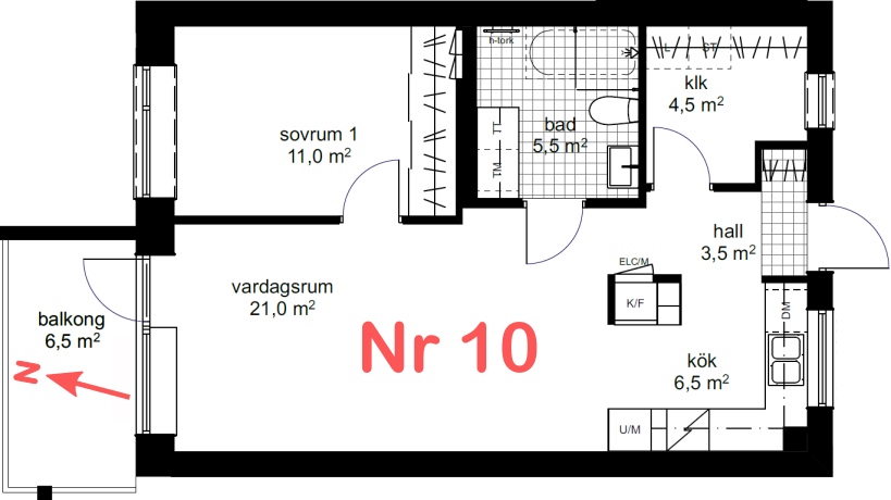 Lägenheter, ritningar
