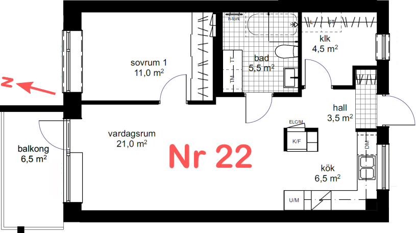 Lägenheter, ritningar