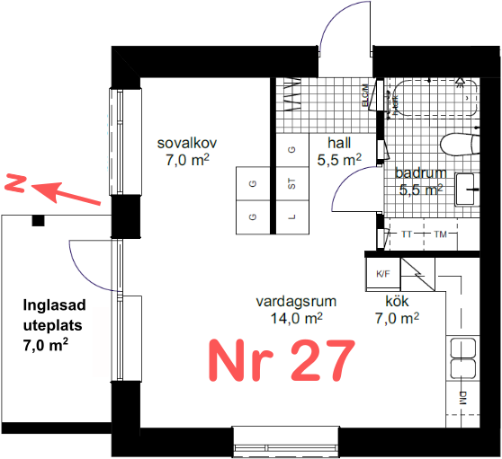 Lägenheter, ritningar