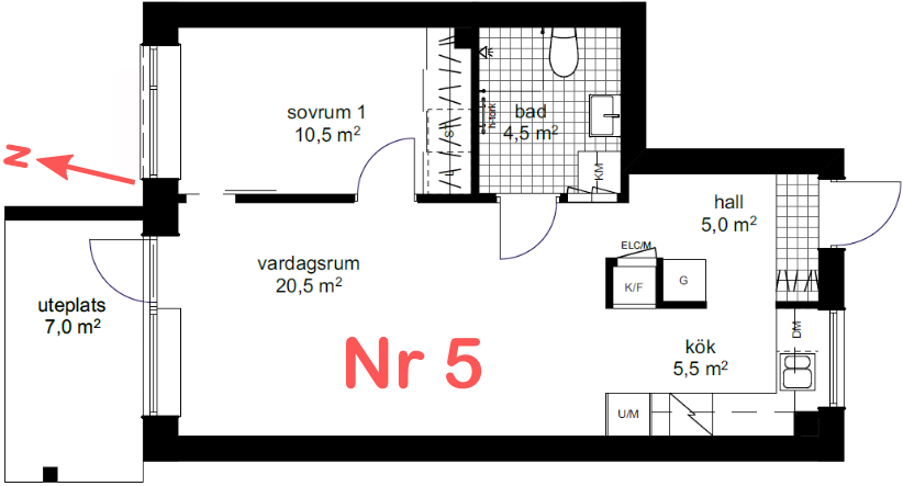 Lägenheter, ritningar