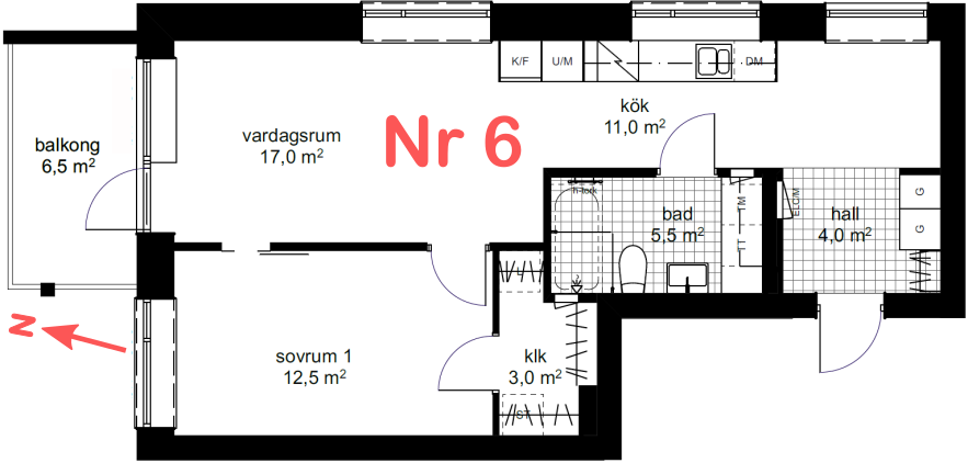 Lägenheter, ritningar