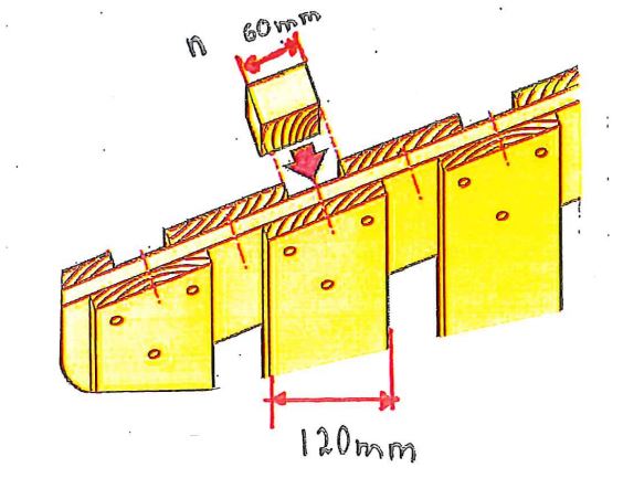 Insynsskydd/ plank i anslutning till lägenhet