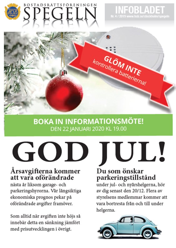 Infoblad 4/2019 nu ute