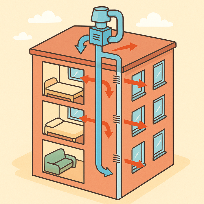 Injustering av ventilation