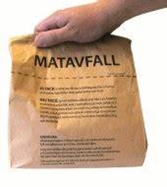 Röd matavfall
