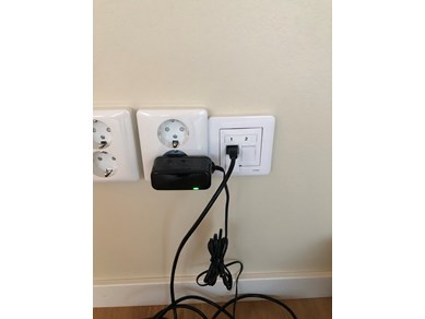 Aktivera uttag via router
