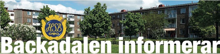 Backadalen informerar oktober