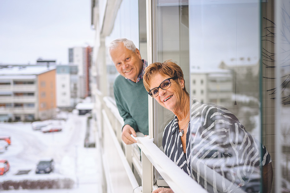 "Vi fann kärleken på balkongen"