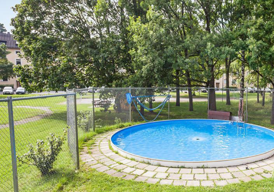 Poolen öppnas