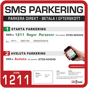 SMS Parkering på kallkällan