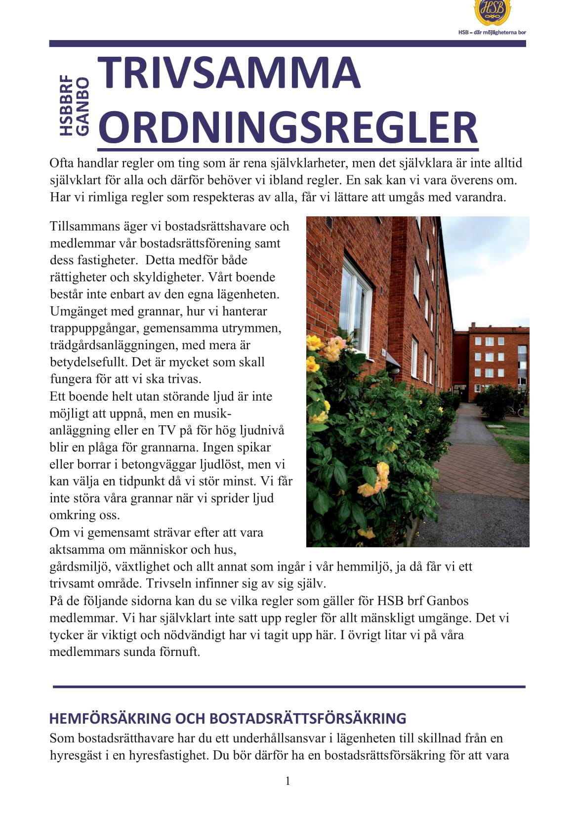 Trivselregler