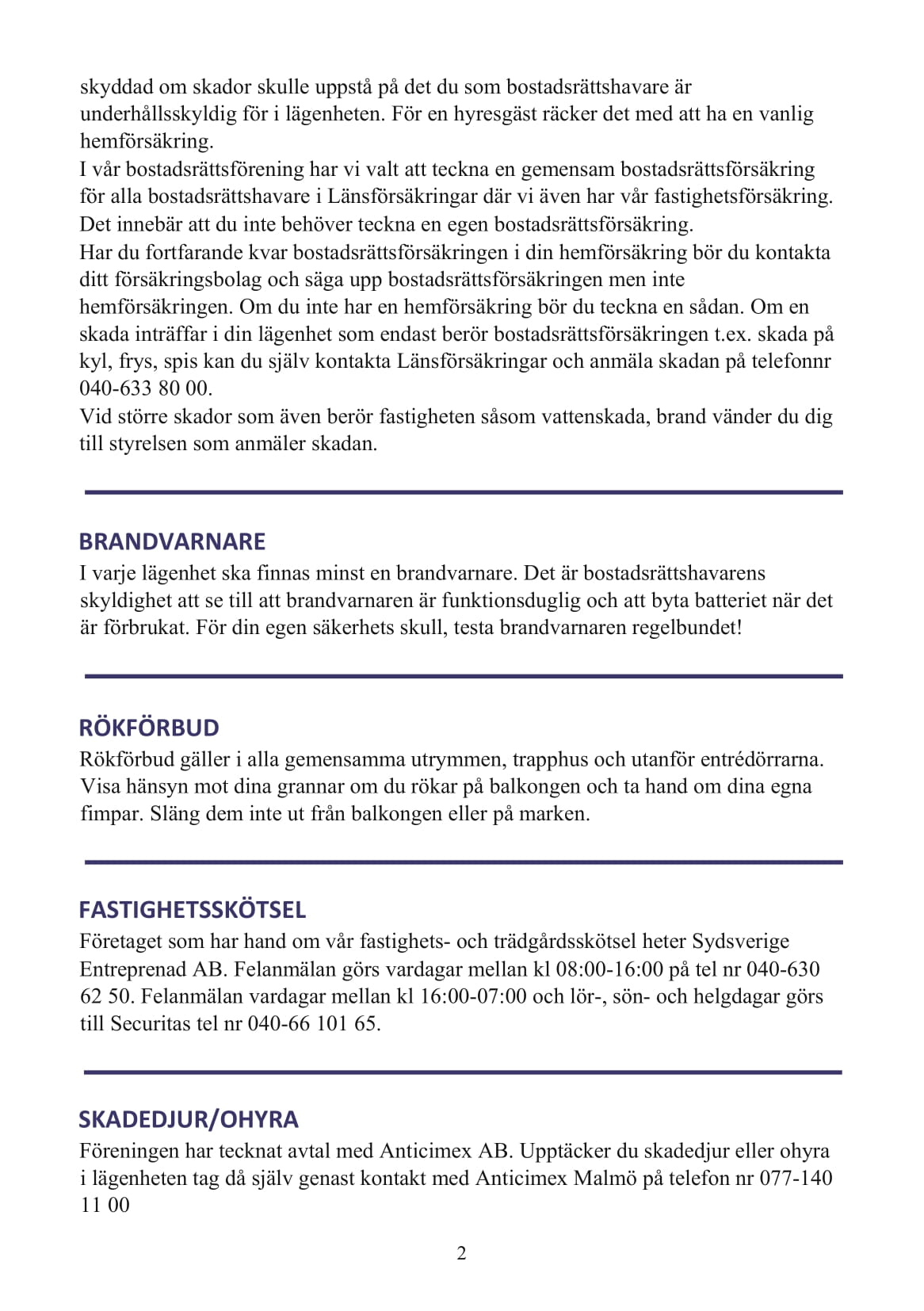 Trivselregler