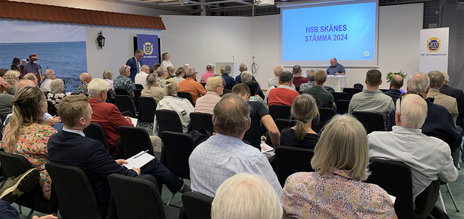 Referat från HSB Skånes stämma 2024