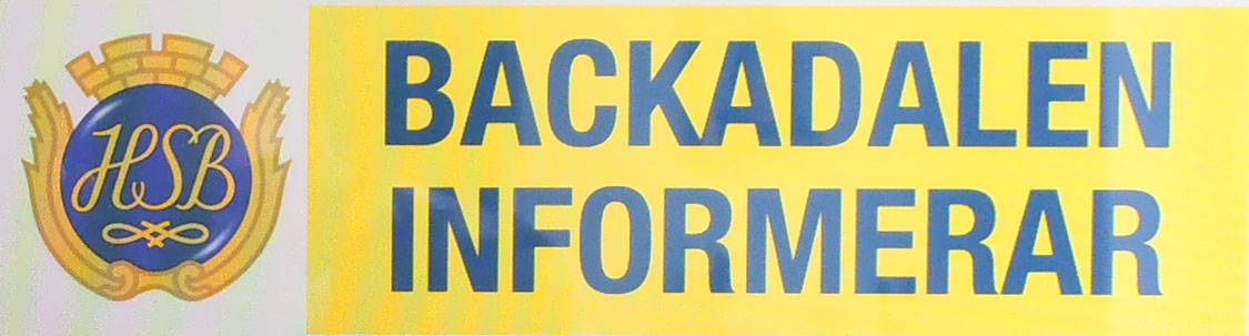 HSB BACKADALEN INFORMERAR