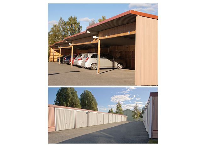 Garage - carport - stolpe