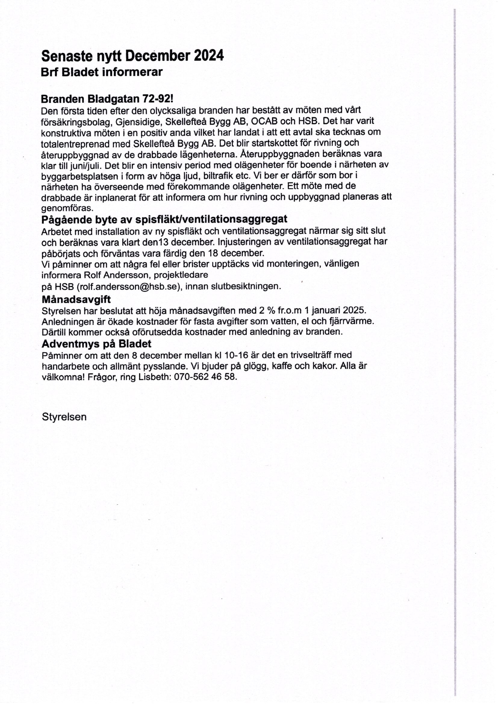 Senaste Nytt December 2024