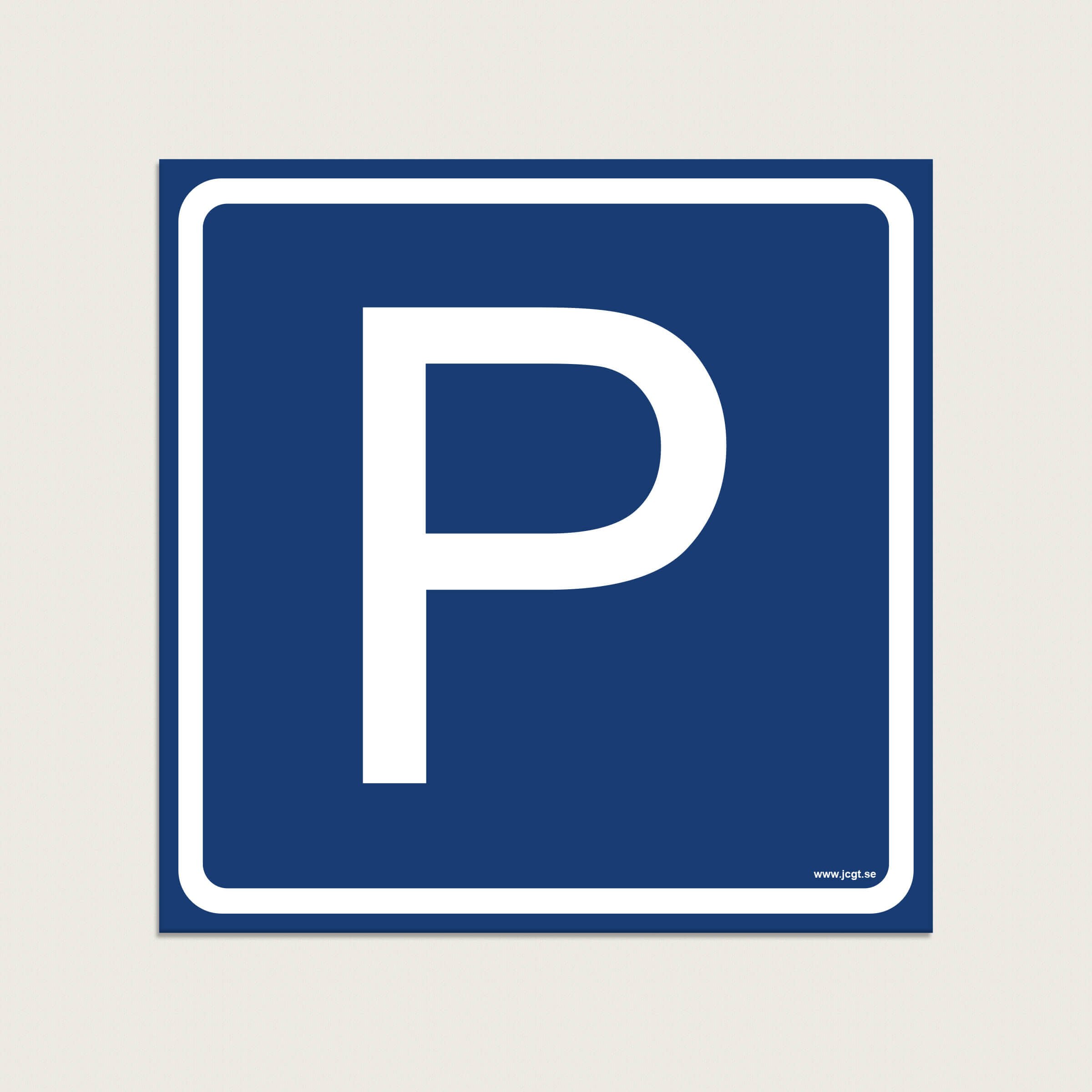 Information ang P-tillstånd Sverigeparkering