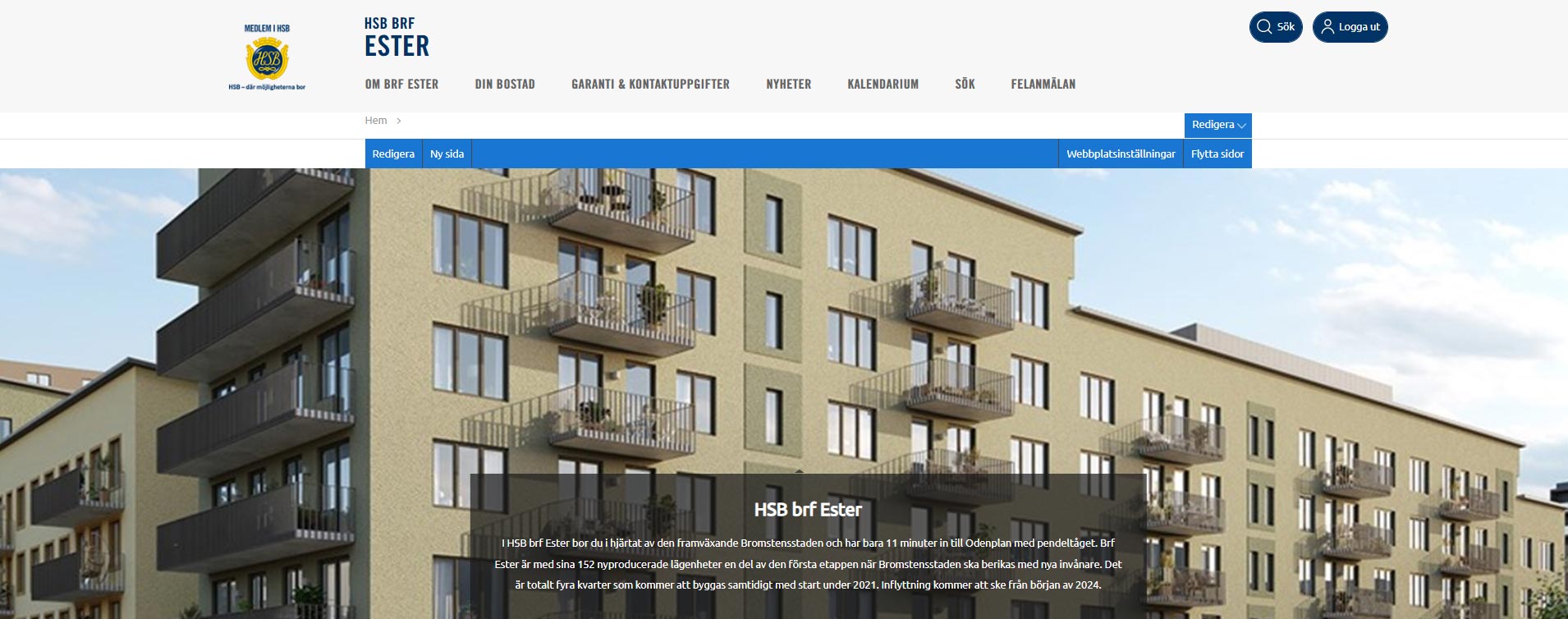 Brf-hemsida | HSB Stockholm