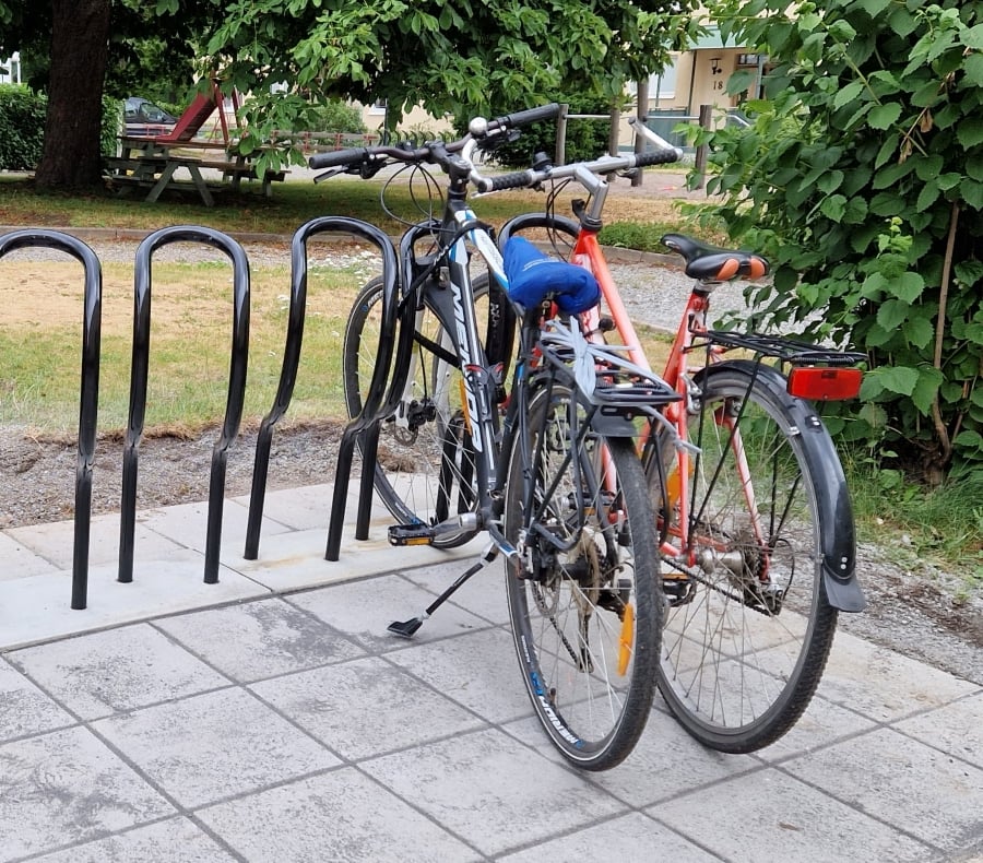 Cykelställen färdiga